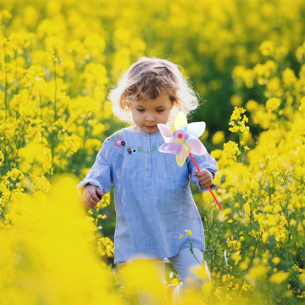 Masteelf 15PCS Pinwheel Replacement Parts DIY Windmill Making Poles ...