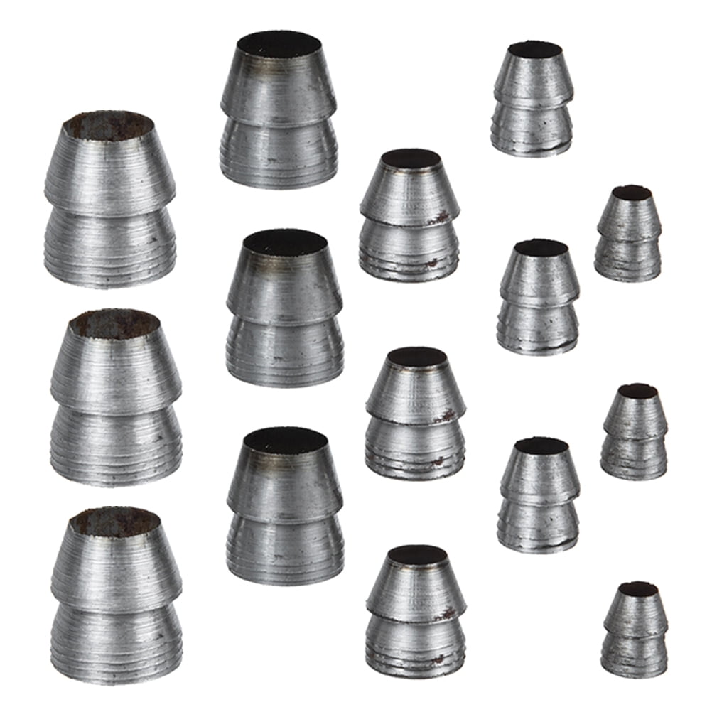 Masteelf 15pcs Axe Hand Metal Reinforced Round Handle Wedges For ...