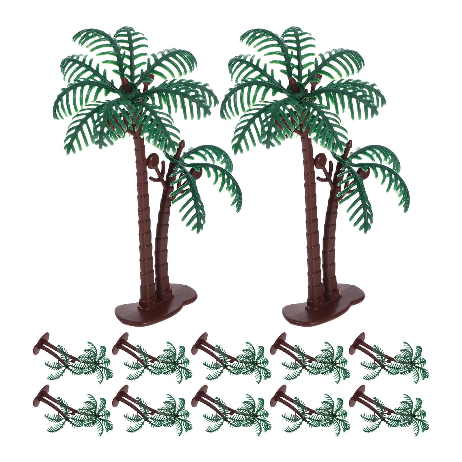 Masteelf 15pcs Decorative Palm Trees for Cake Toppers and Party ...