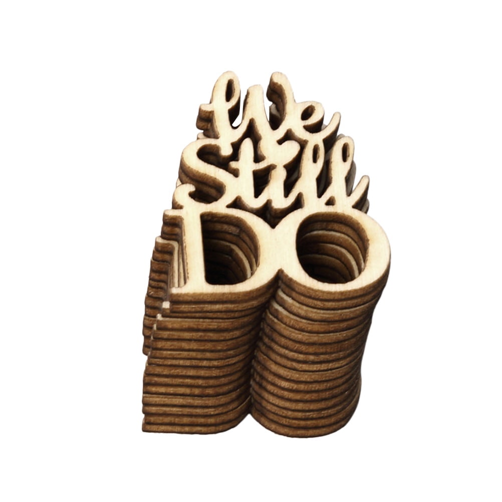 Masteelf 15pcs English Word We Still Piece Decor Prop Wood Piece for ...