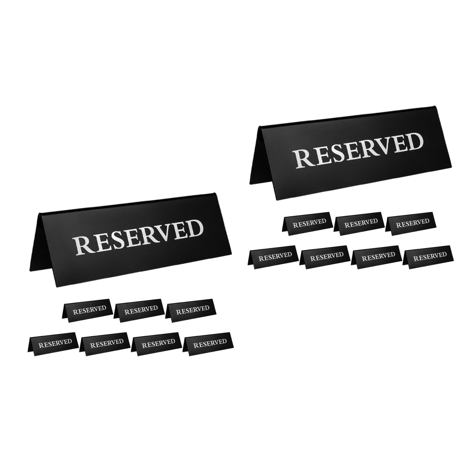 Masteelf 16 PCS Acrylic Reserved Table Tent Signs Reserved Seating ...