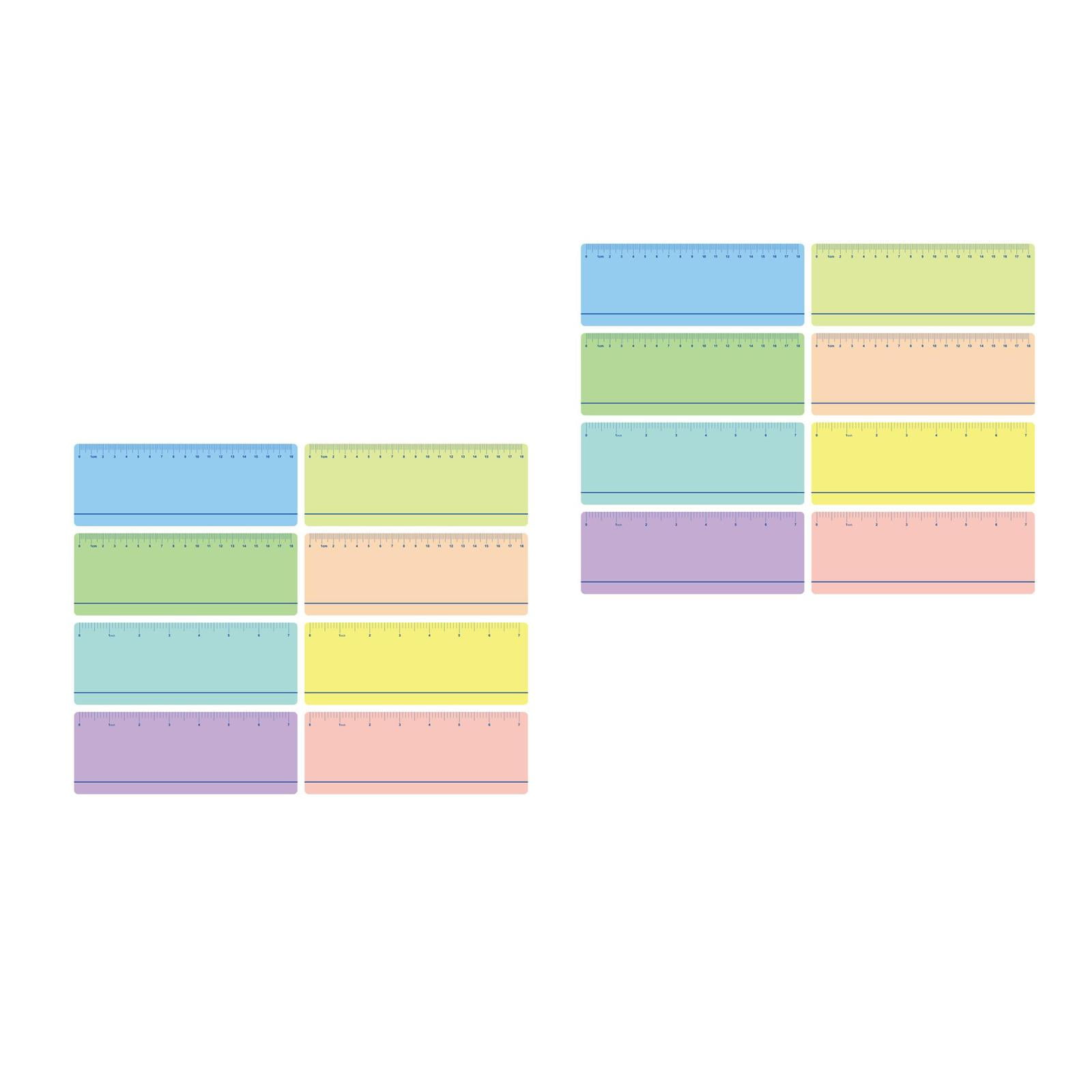 Masteelf 16 PCS Reading Tracking Rulers Guided Reading Strips Ruler ...