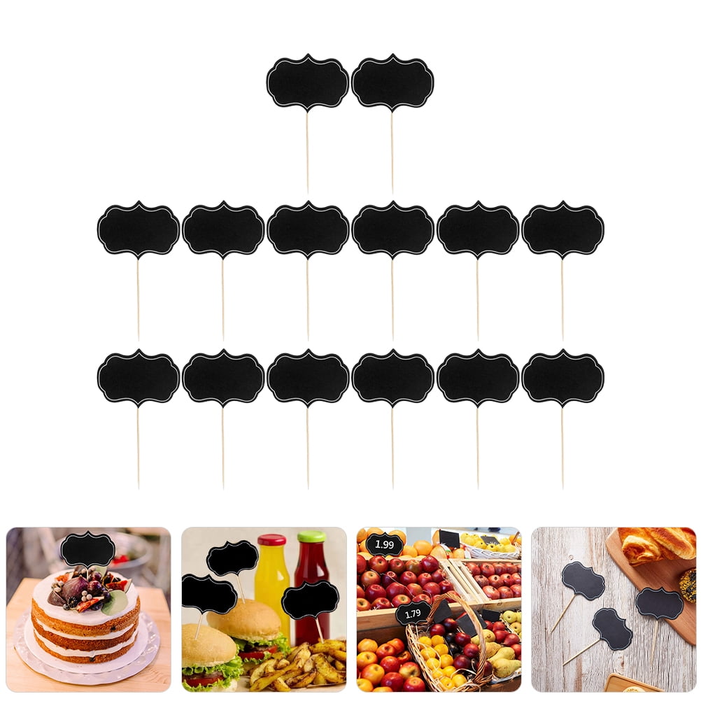 Masteelf 16 Pcs Food Labels for Party Buffet Baking Toppers Decorating ...