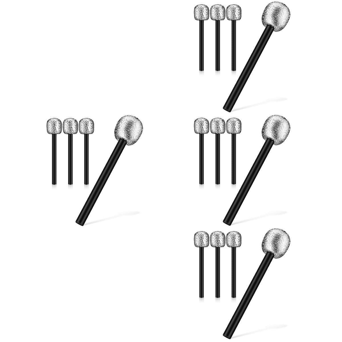 Masteelf 16 Pcs Play Microphone Prop Simulation Microphone Stage Mics ...