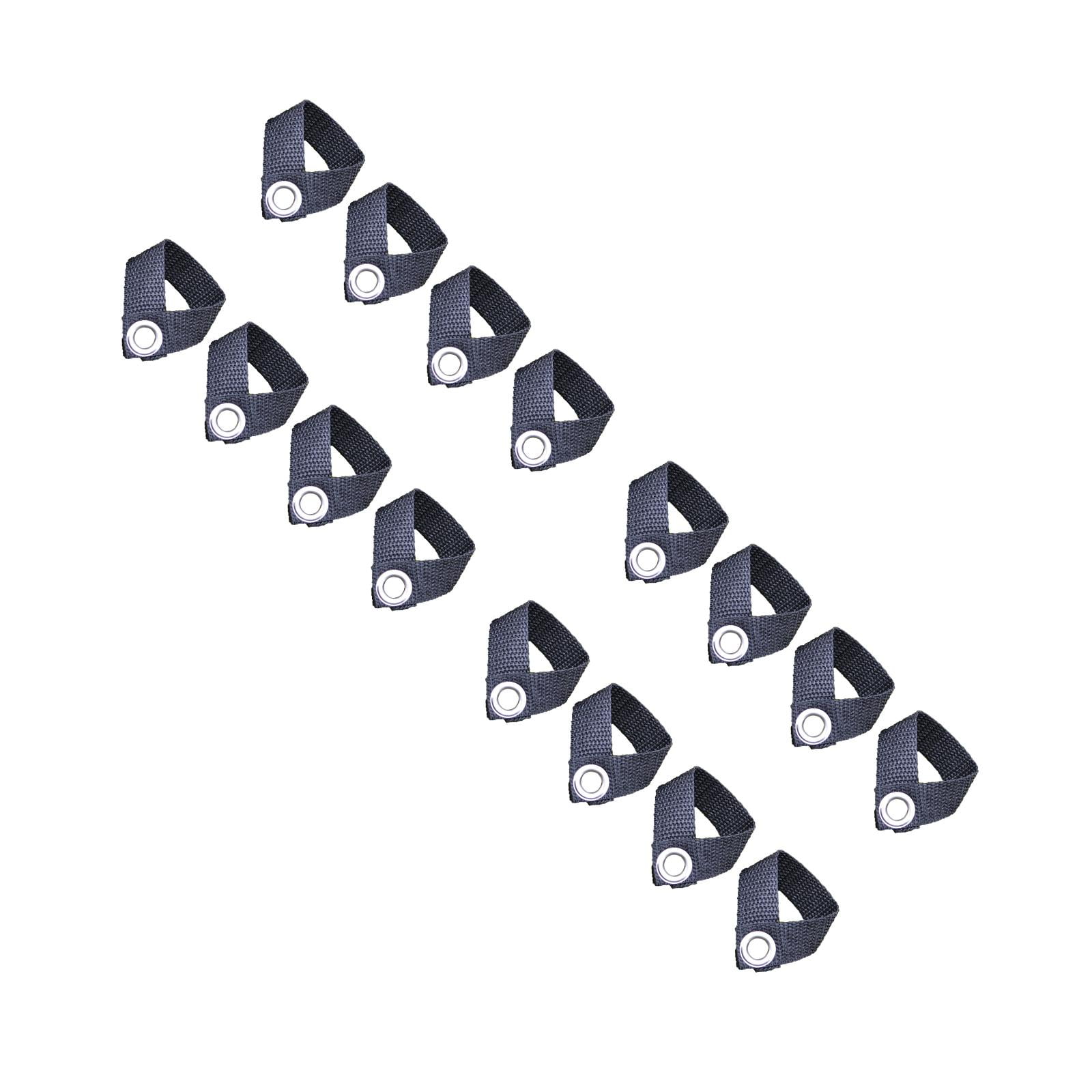 Masteelf 16 Pcs Tent Awning Rod Fixed Buckles Awning Pole Fixing Buckle ...