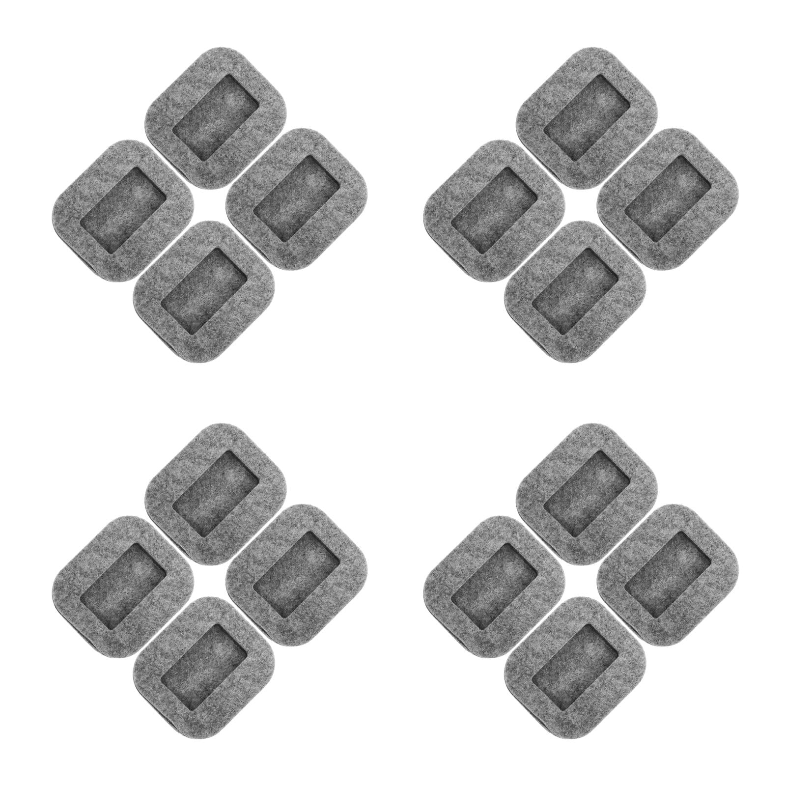 Masteelf 16 pcs Furniture Coaster Pad Felt Bed Stopper Chair Stopper ...
