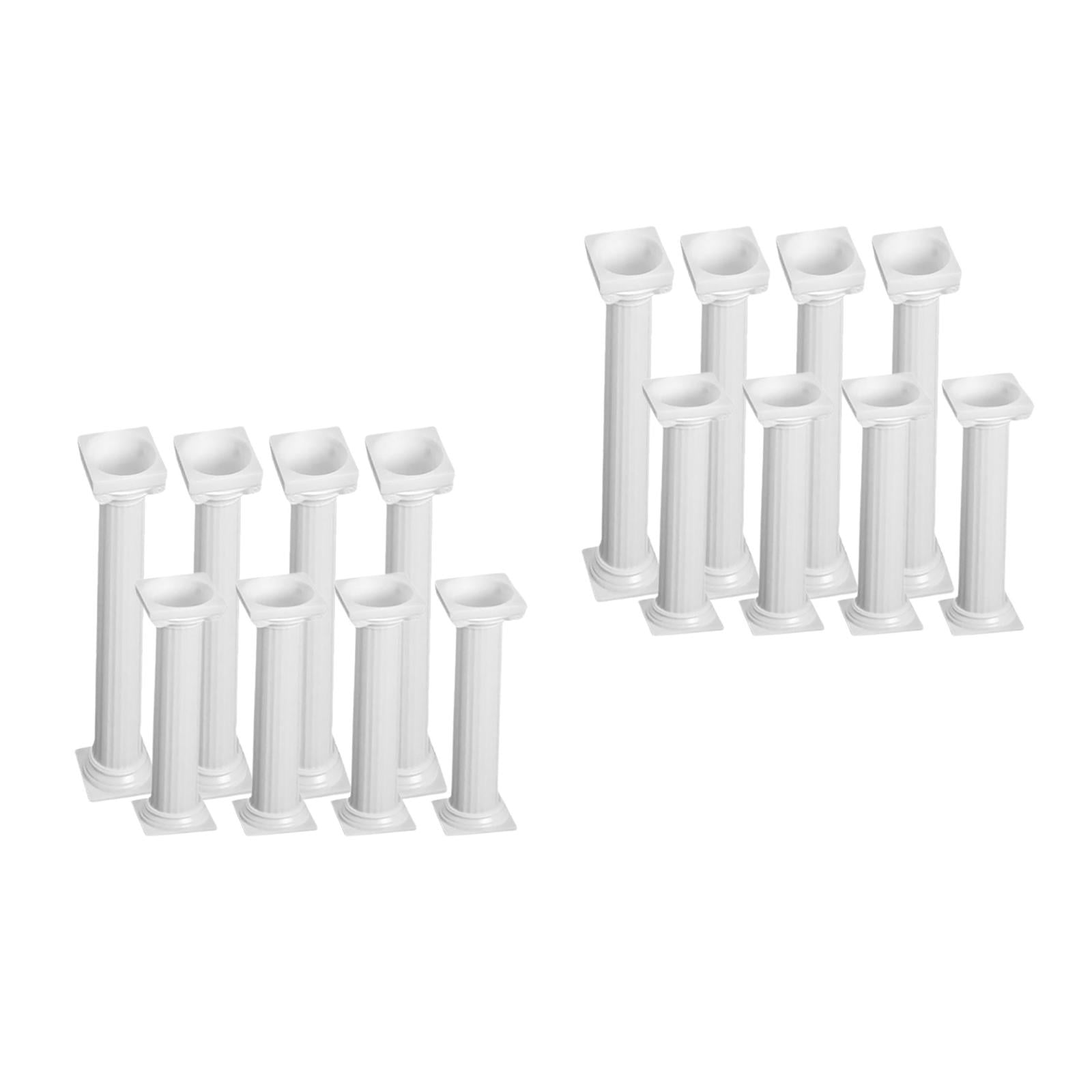 Masteelf 16 pcs Greek Column Pedestal For Wedding Cake Small Roman ...