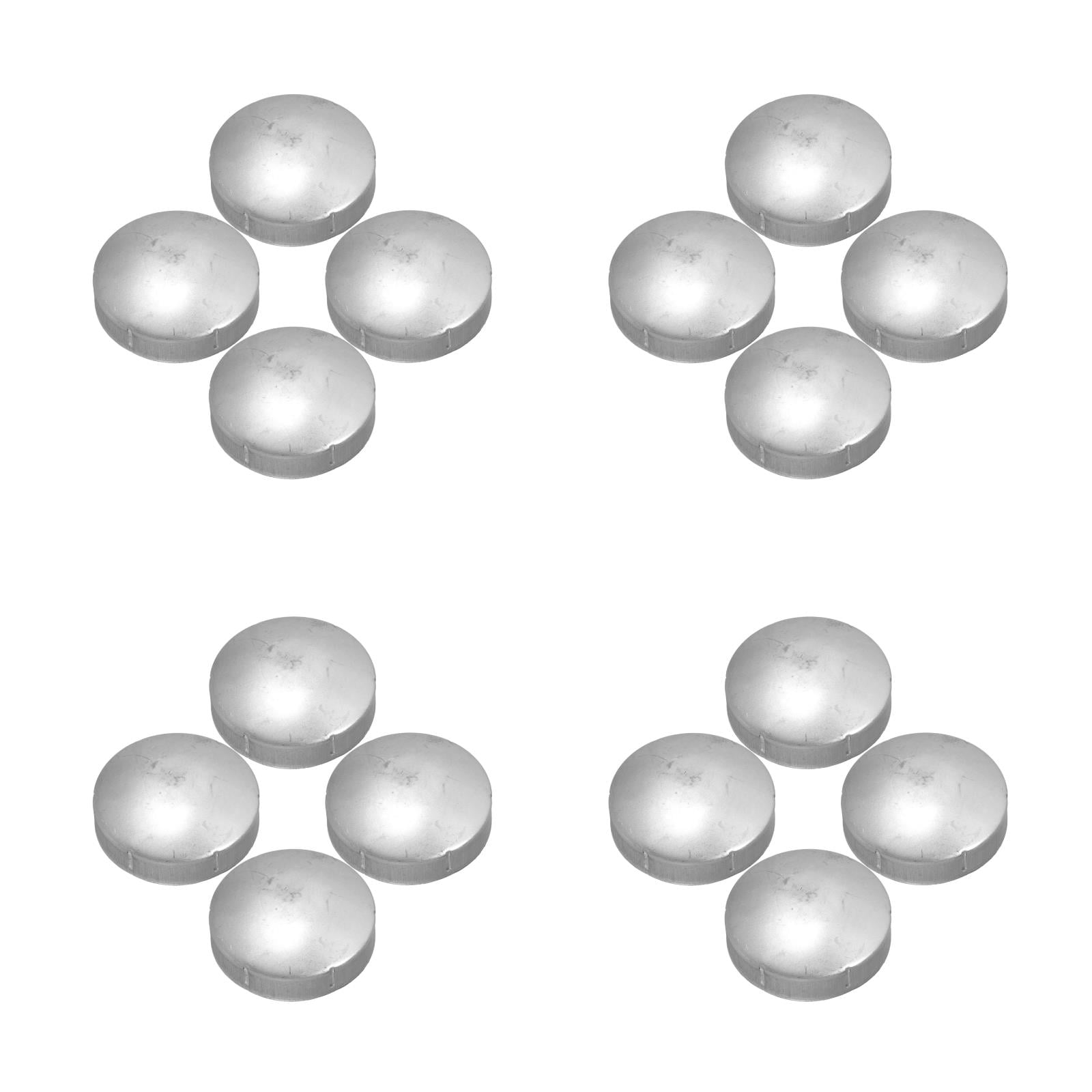 Masteelf 16 pcs Guardrail Post Caps Post End Caps Tubing Cover Railing ...