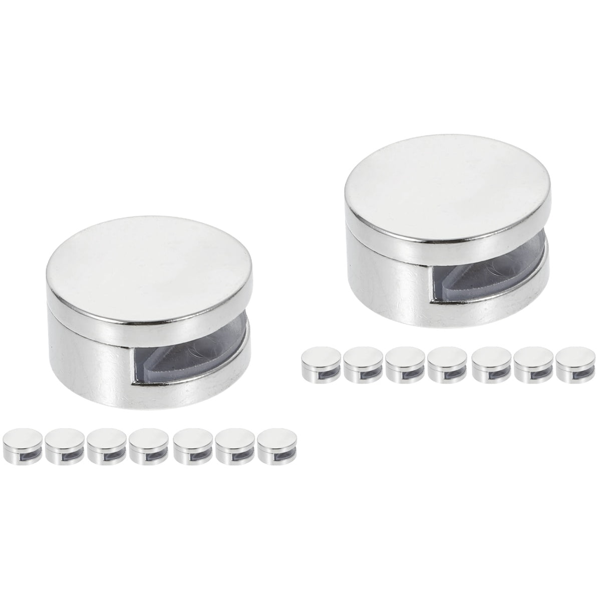 Masteelf 16 pcs Mirror Mounting Clips Round Shape Wall-Mounted Mirrors ...