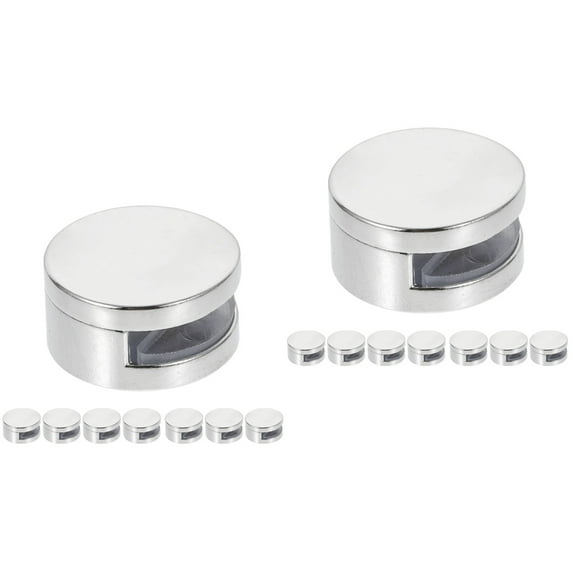 Masteelf 16 pcs Mirror Mounting Clips Round Shape Wall-Mounted Mirrors ...