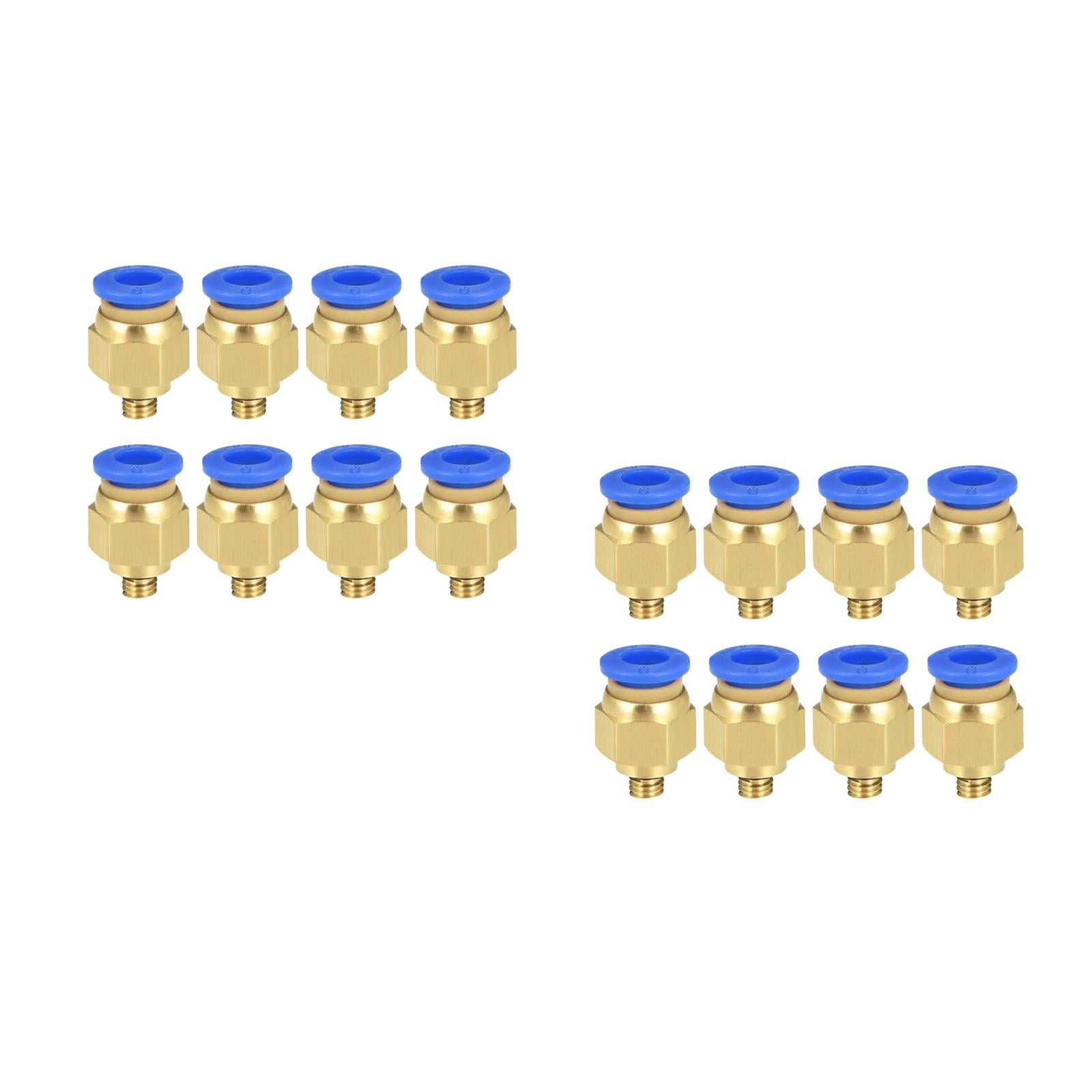 Masteelf 16 pcs Pneumatic Connector Pneumatic Joint Push to Connect 3D ...