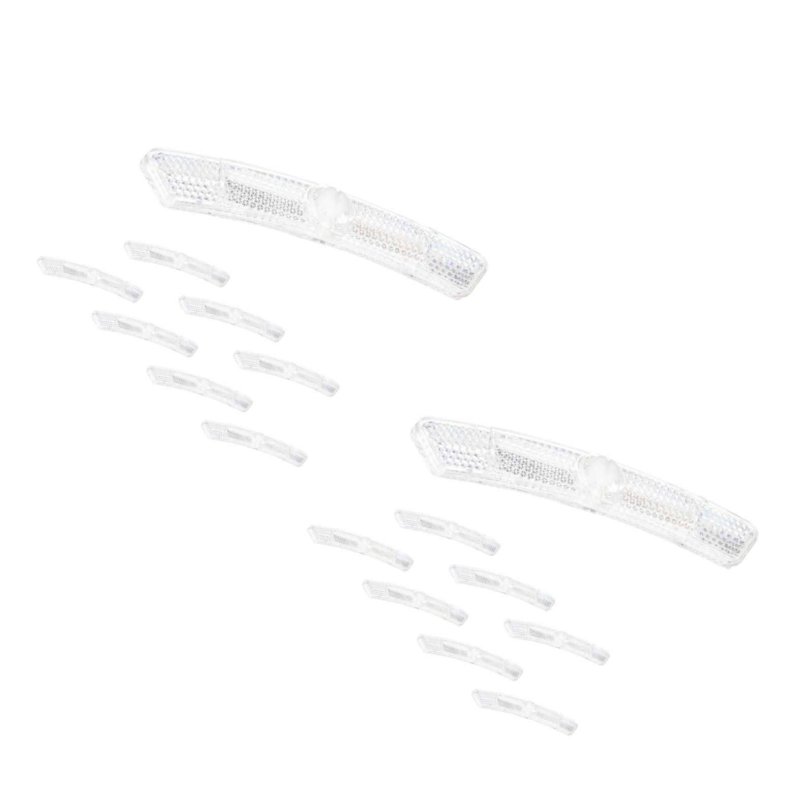 Masteelf 16 pcs Reflective Bike Spoke Reflectors For Night Safety ...