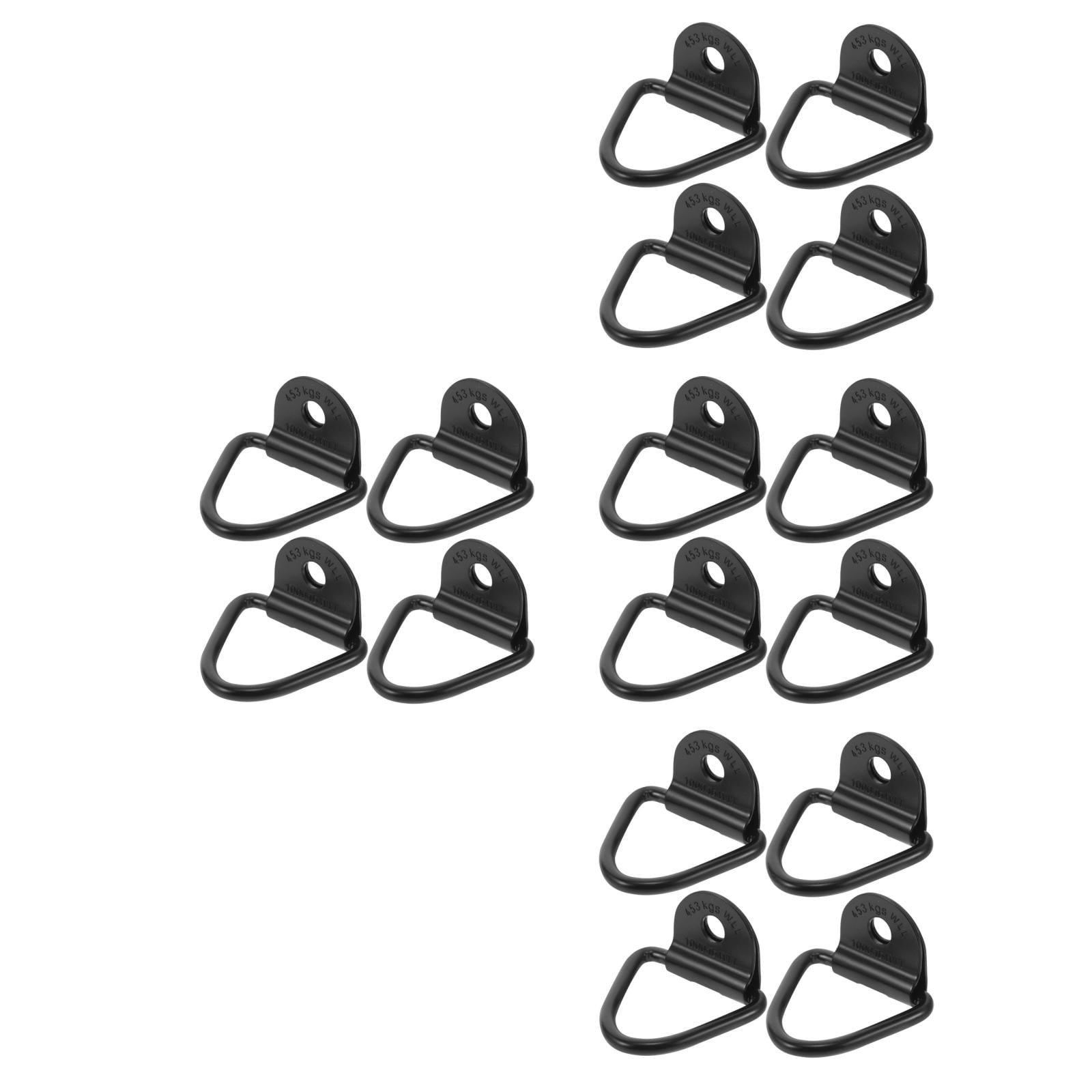 Masteelf 16 pcs Steel Cargo Anchor Rings Bolt-On Tie Downs Anchors ...