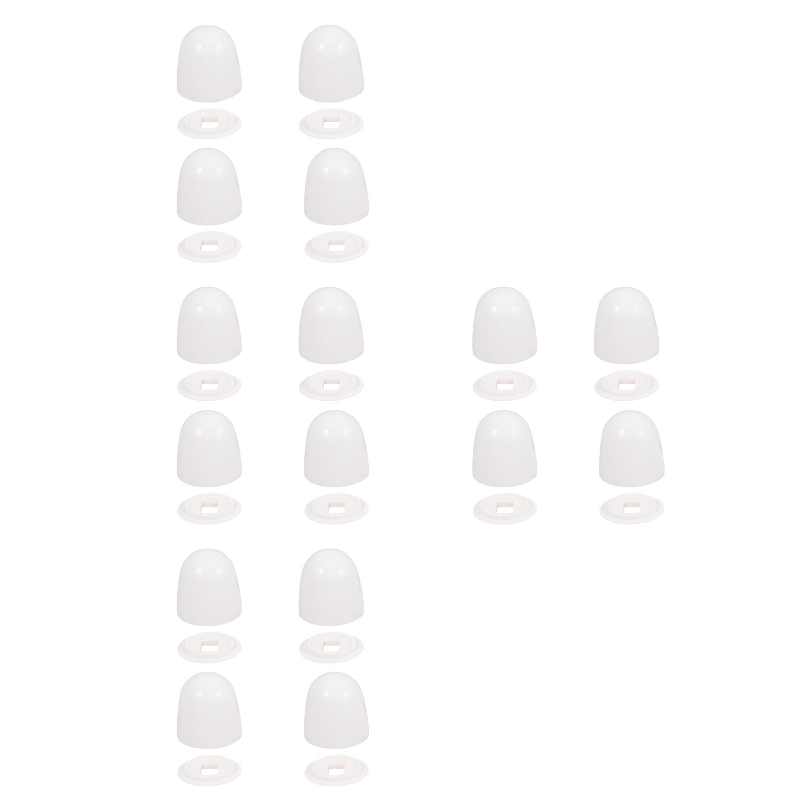Masteelf 16 pcs Toilet Bolt Caps Bathroom Toilet Bolt Caps Covers With ...