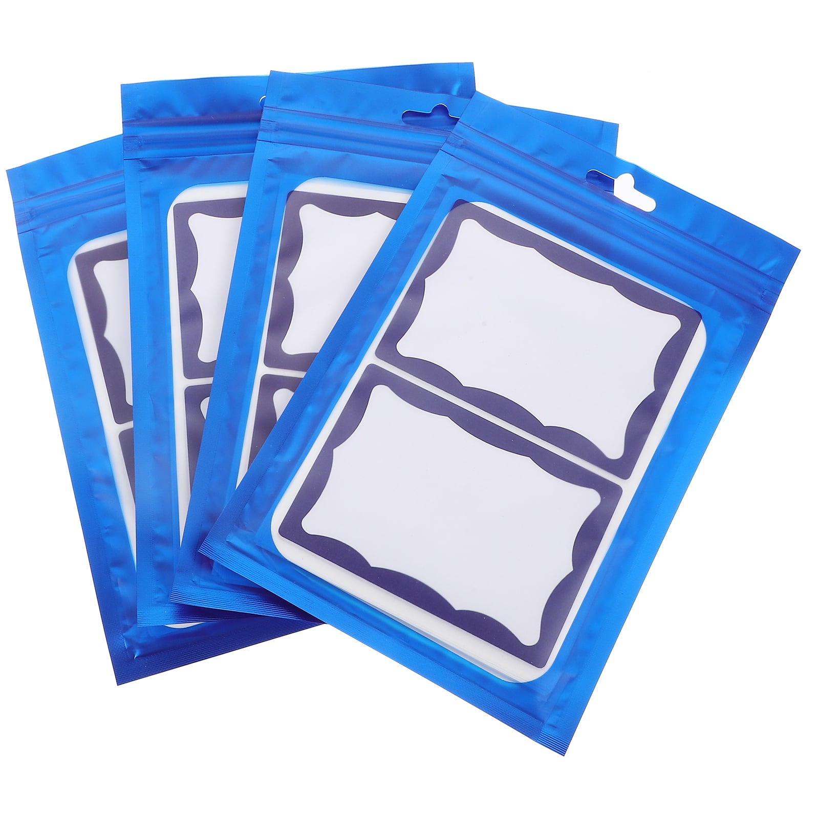 Masteelf 160 Pcs Plugs Name Tag Sticker White with Office - Walmart.com