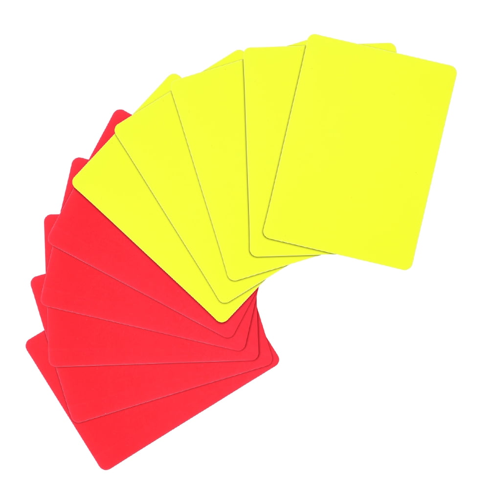 Masteelf 16pcs Referee Cards Set Soccer and Football Red and Yellow ...