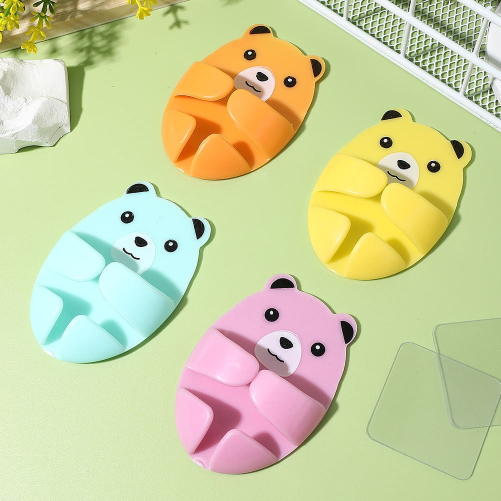 Masteelf 16pcs Self Adhesive Plug Holder for Cord Organization ...