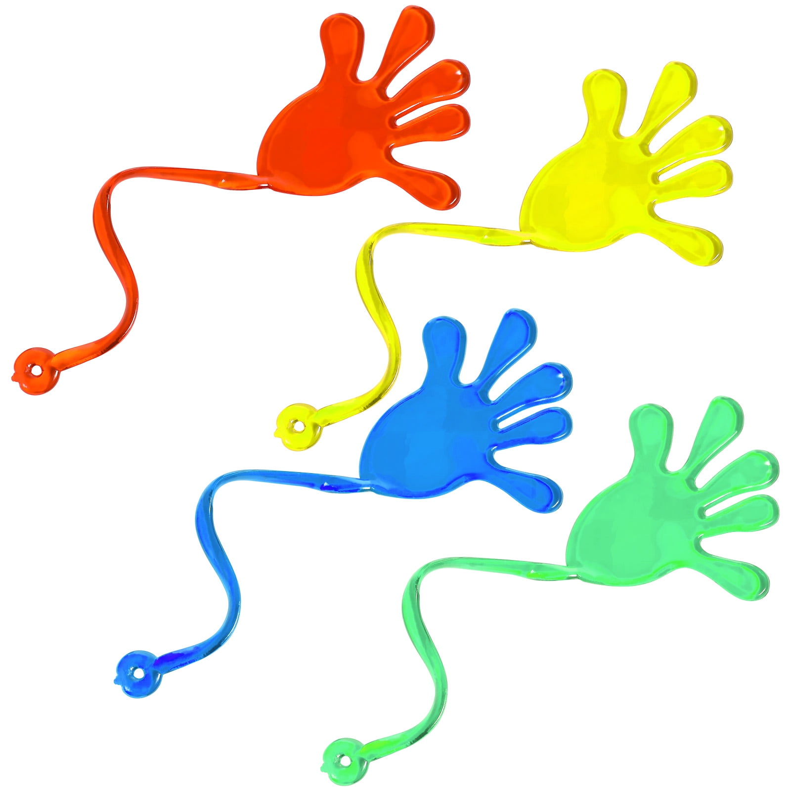 Masteelf 16pcs Sticky Hands Stretchy Sticky Hands Colorful Sticky Toys ...