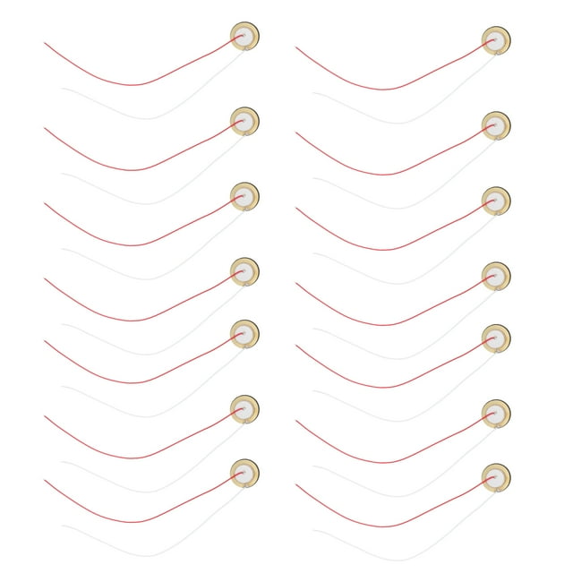 Masteelf 18 Pcs Cables Ceramic Buzzer Sheets Acoustic Transducers ...