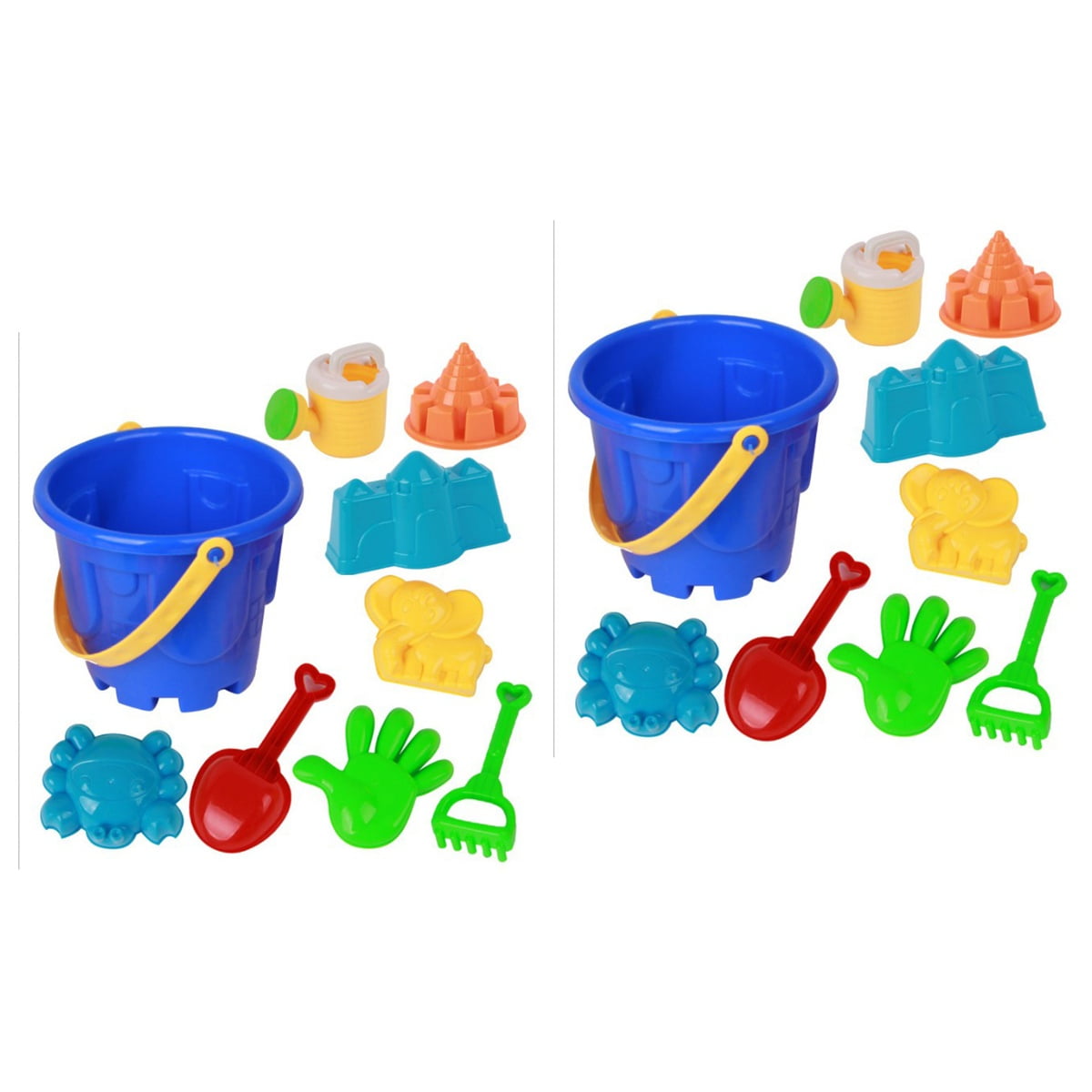 Masteelf 18 Pcs Castle Sand Tools Beach Set Multicolor Creative Sand ...