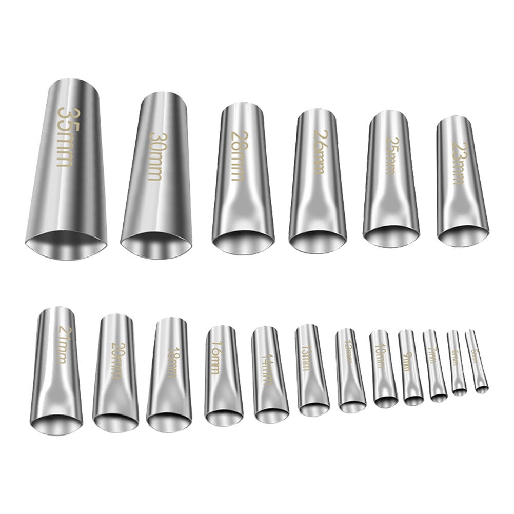 Masteelf 18 Pcs Caulk Nozzles Reusable Caulking Applicator Finishing ...