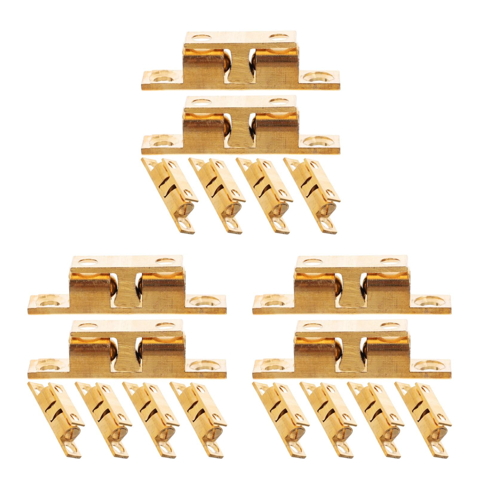 Masteelf 18 pcs Brass Ball Catch Cabinet Latch Door Catch Closet Ball ...