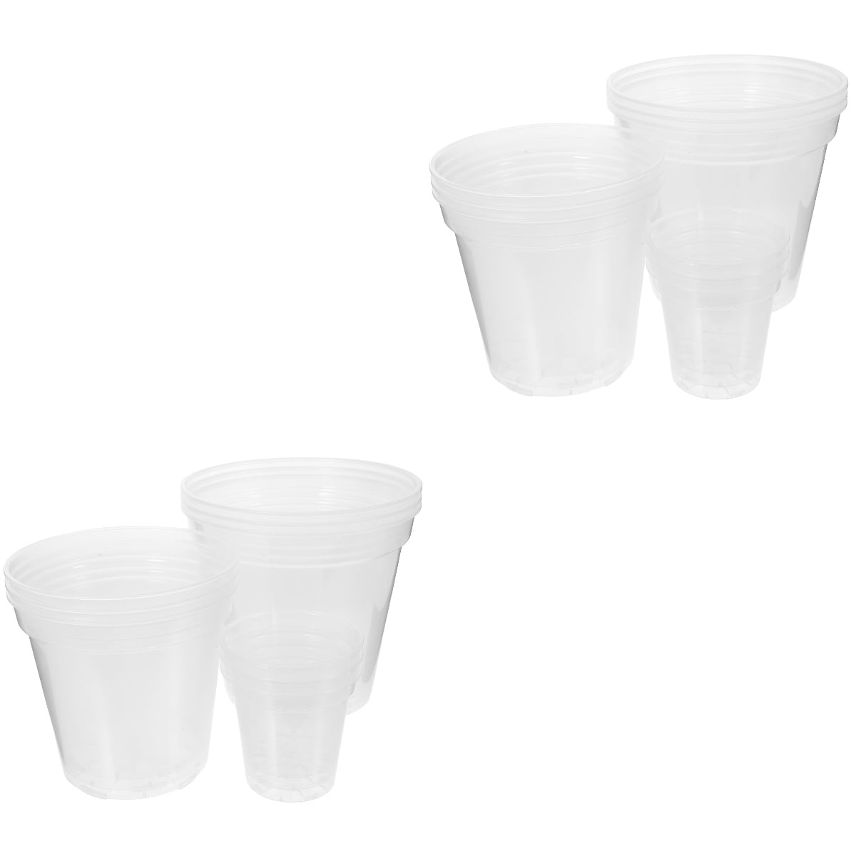 Masteelf 18 pcs Clear Plastic Orchid Pot Breathable Orchid Planter ...
