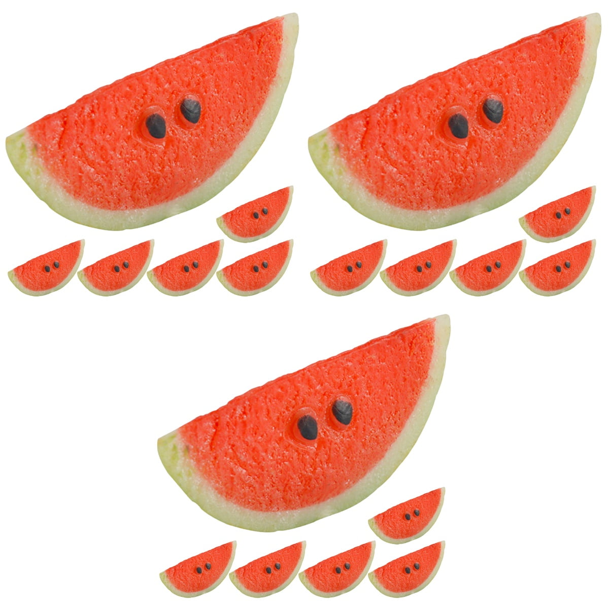 Masteelf 18 pcs Fake Watermelon Artificial Watermelon Slices Realistic ...
