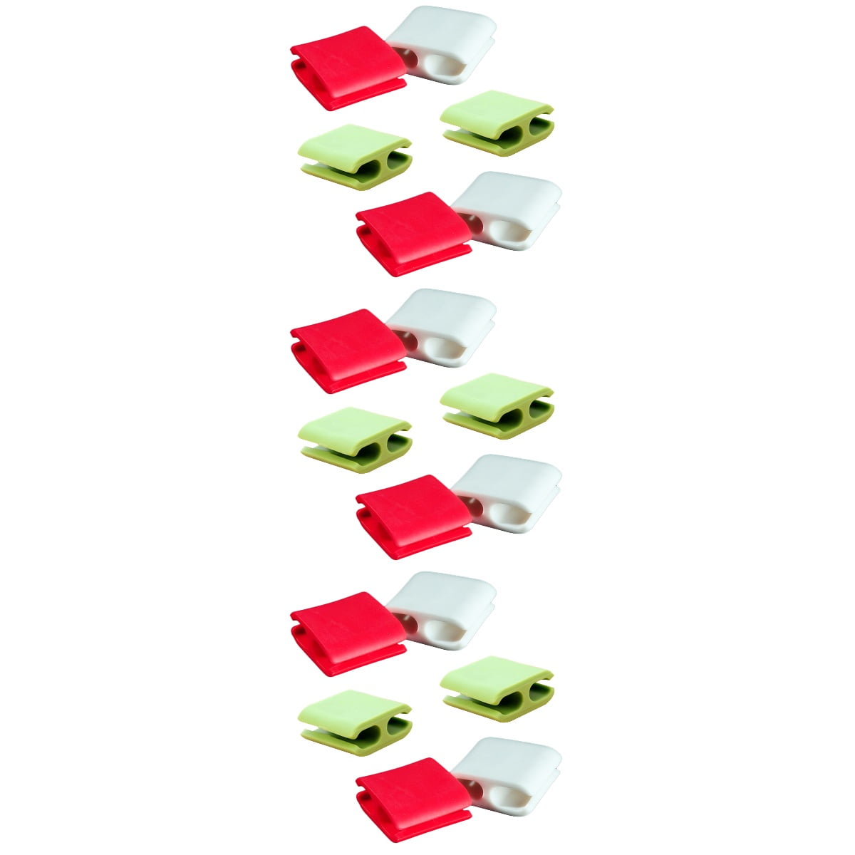 Masteelf 18 pcs Silicone Multifunctional Cable Organizers Cable ...