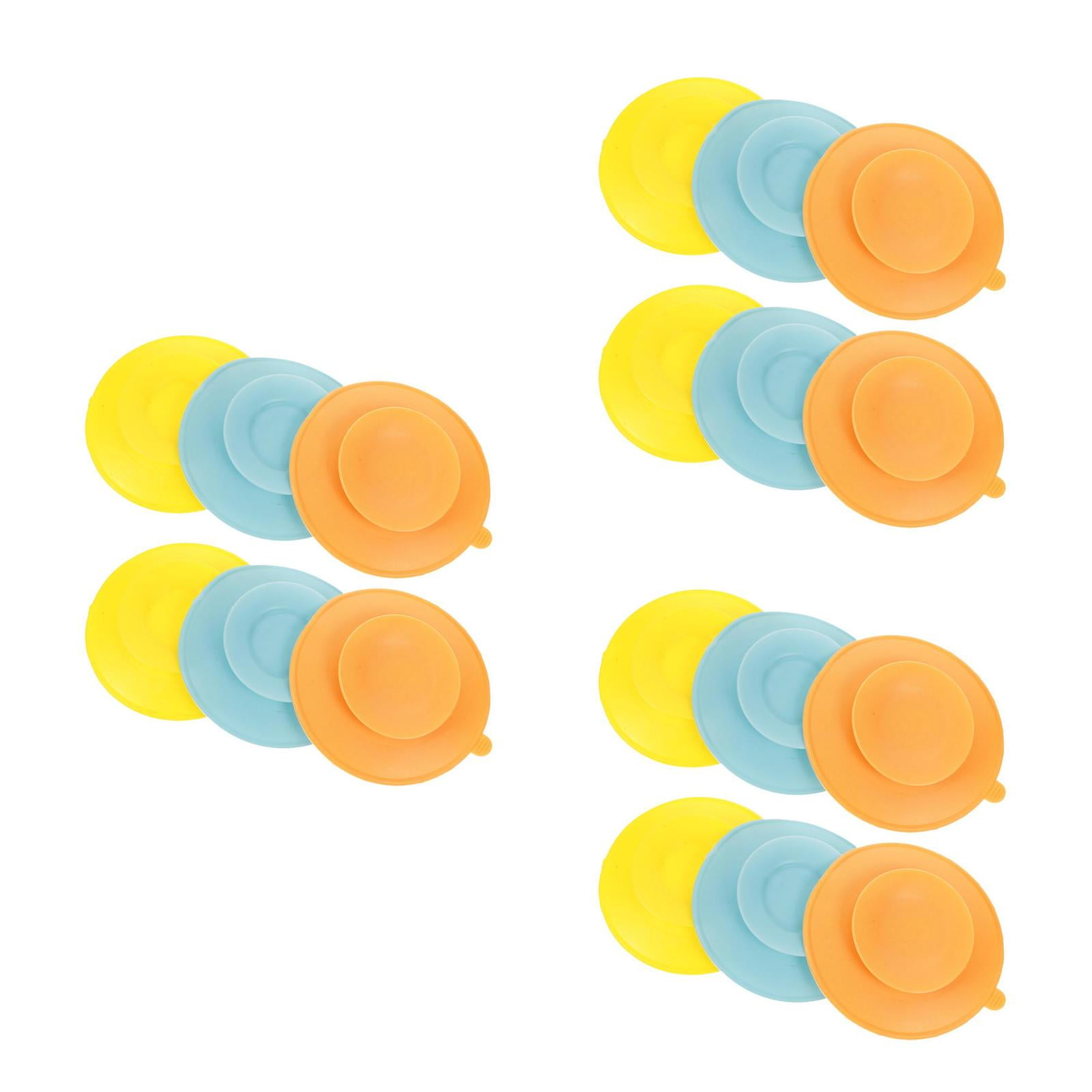Masteelf 18 pcs Silicone Suction Cups Tableware Fixed Pad Portable Bowl ...