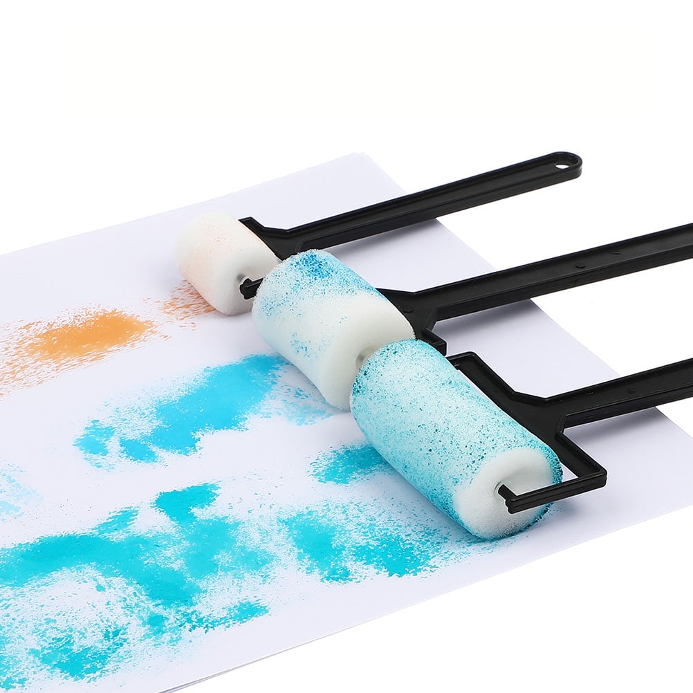 Masteelf 18PCS Foam Paint Roller Brush Set For Kids Painting Supplies ...