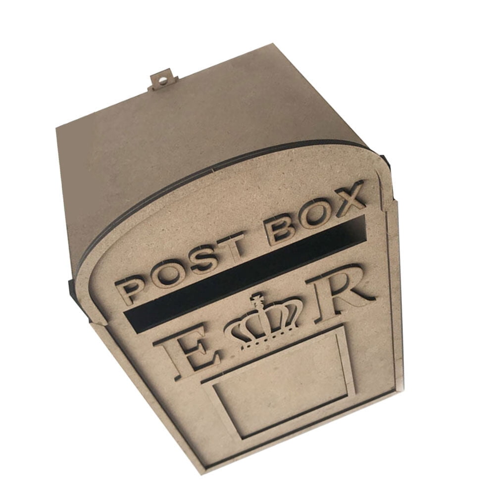 Masteelf 1PC DIY Wooden Wedding Greeting Box Knot Wedding Box Wedding ...