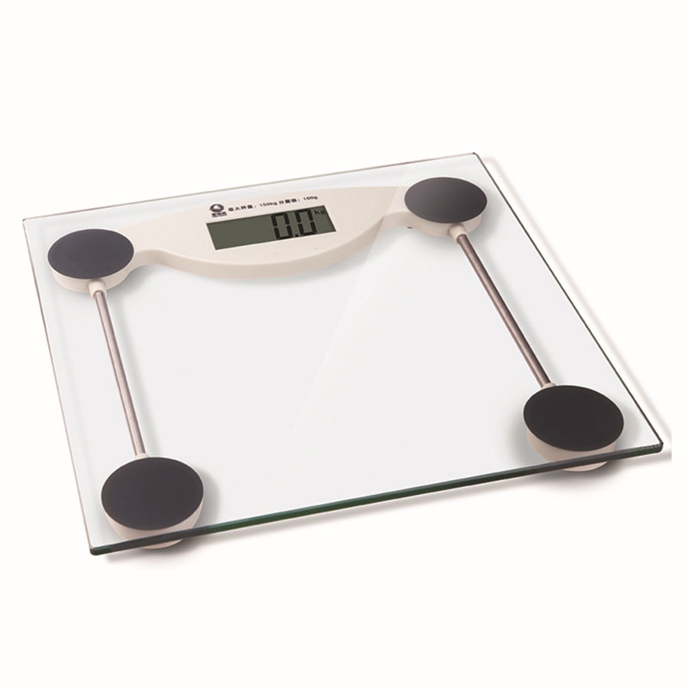 Masteelf 1PC LCD Body Scale Transparent Square Electronic Scale ...