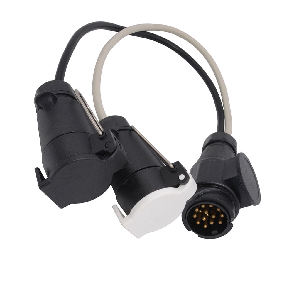 Masteelf 1PC Sheathed Wire Trailer Connector Portable Trailer Socket ...