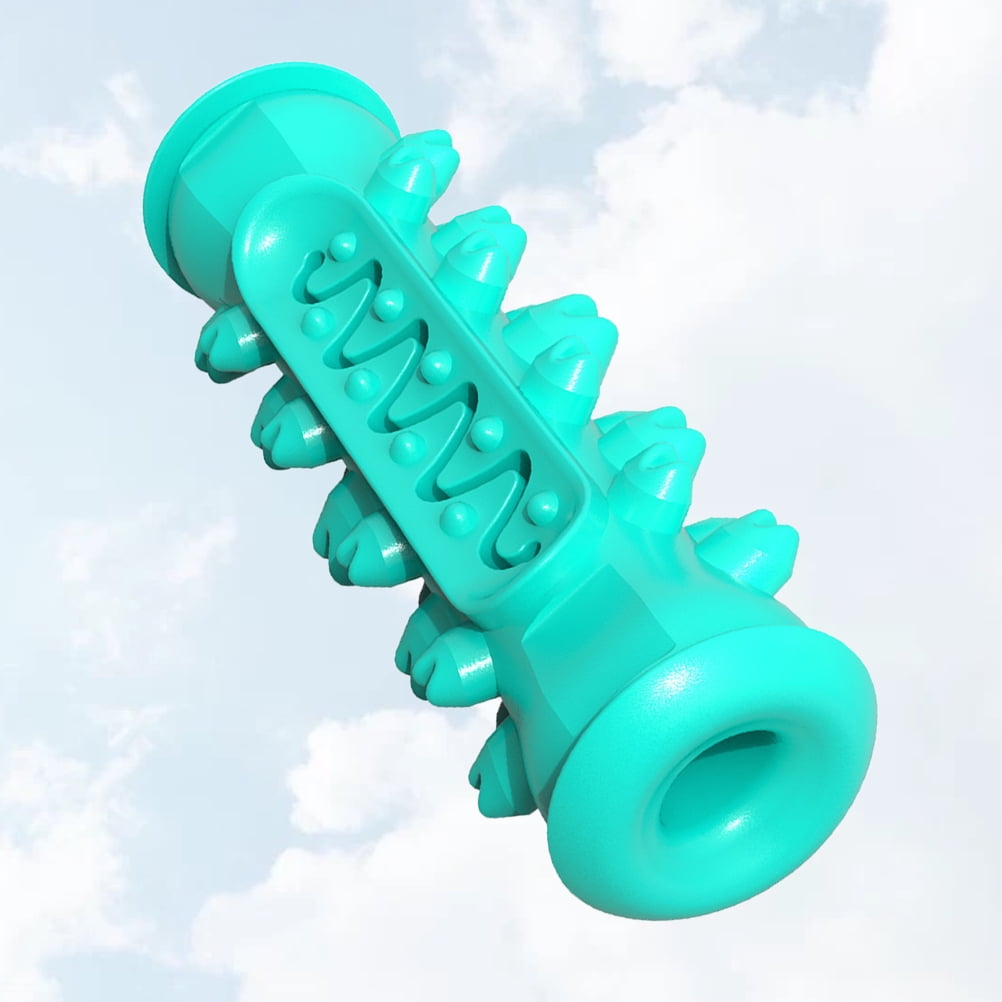 HEATSHAKING Dog Teeth Grinder Toys Tpr Lake Blue For Dogs 1Set 6x2x2In ...