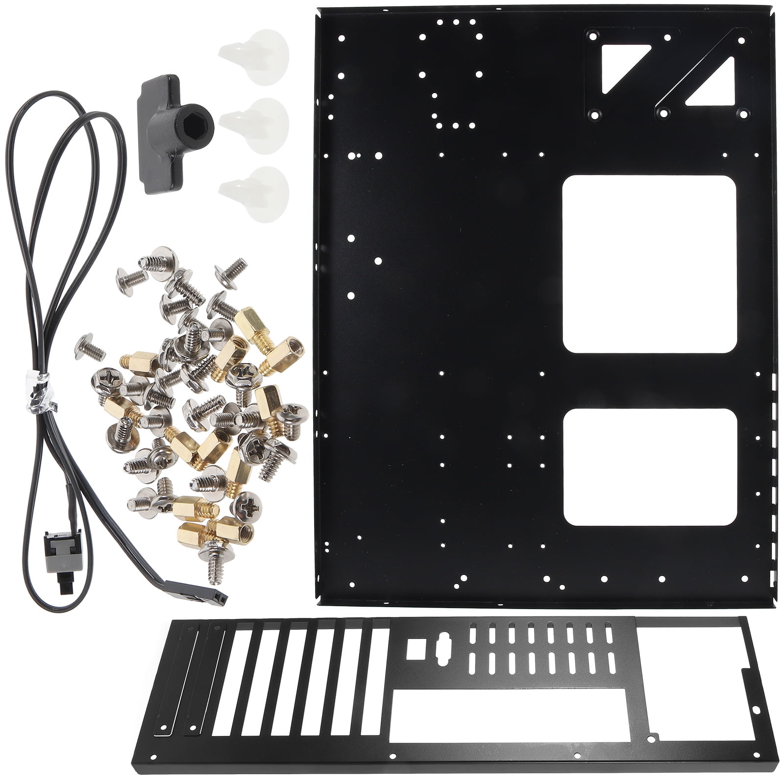 CTIRCHIU Computer Motherboard Case Rack Motherboard Bracket Black Steel ...