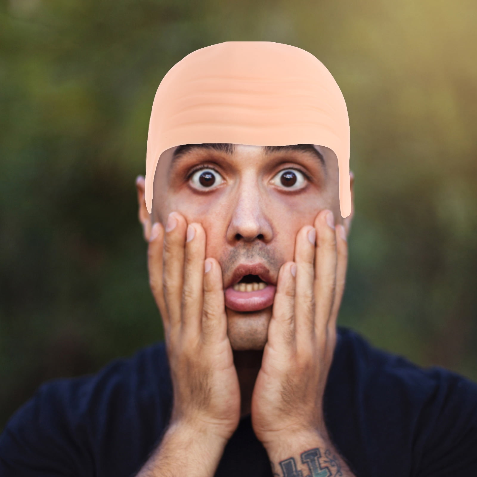 Masteelf 1Pack Silicone Bald Cap for Men Women Realistic Effect Costume ...