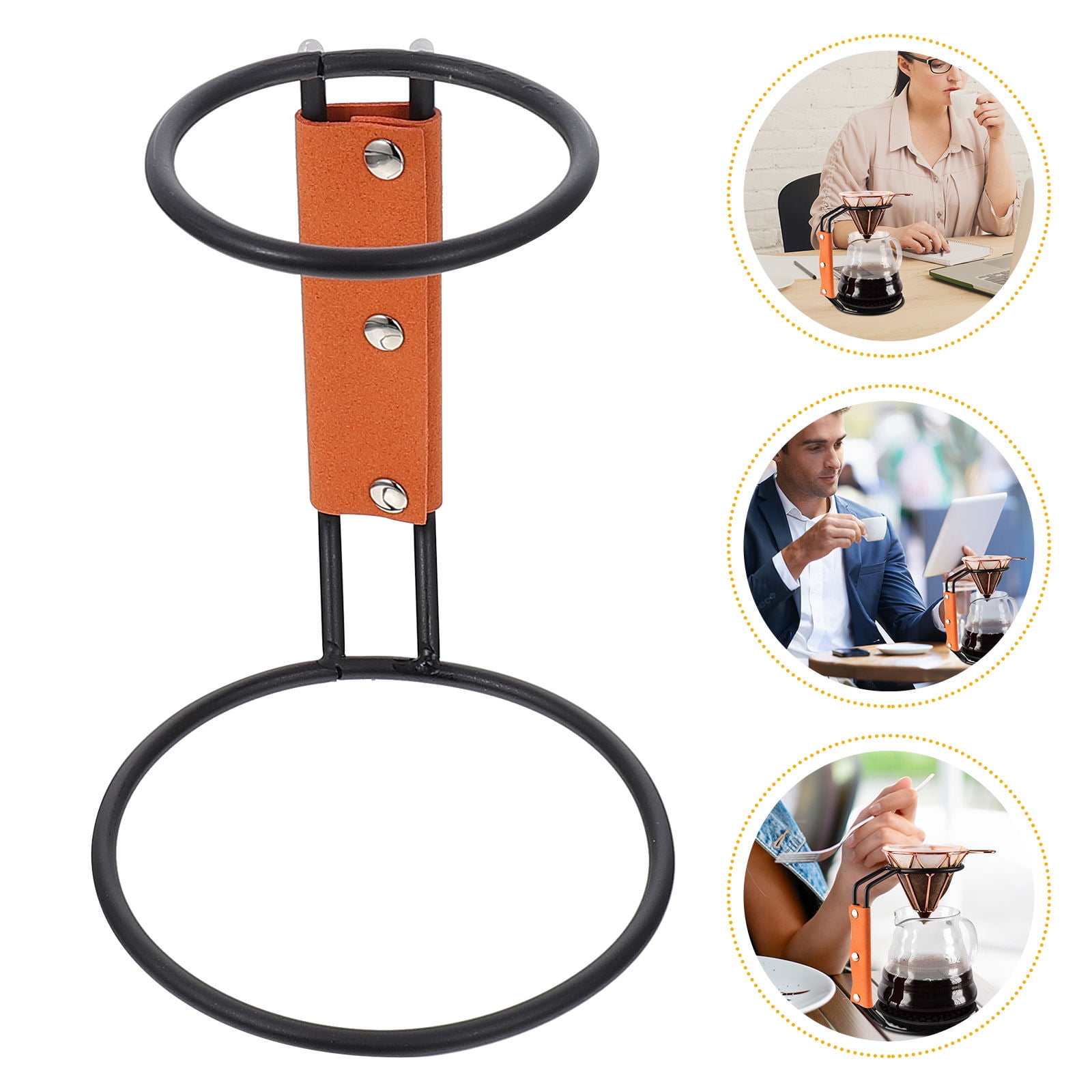 Masteelf 1Pc Coffee Dripper Stand Iron Base Hand Coffee Filter Holder ...