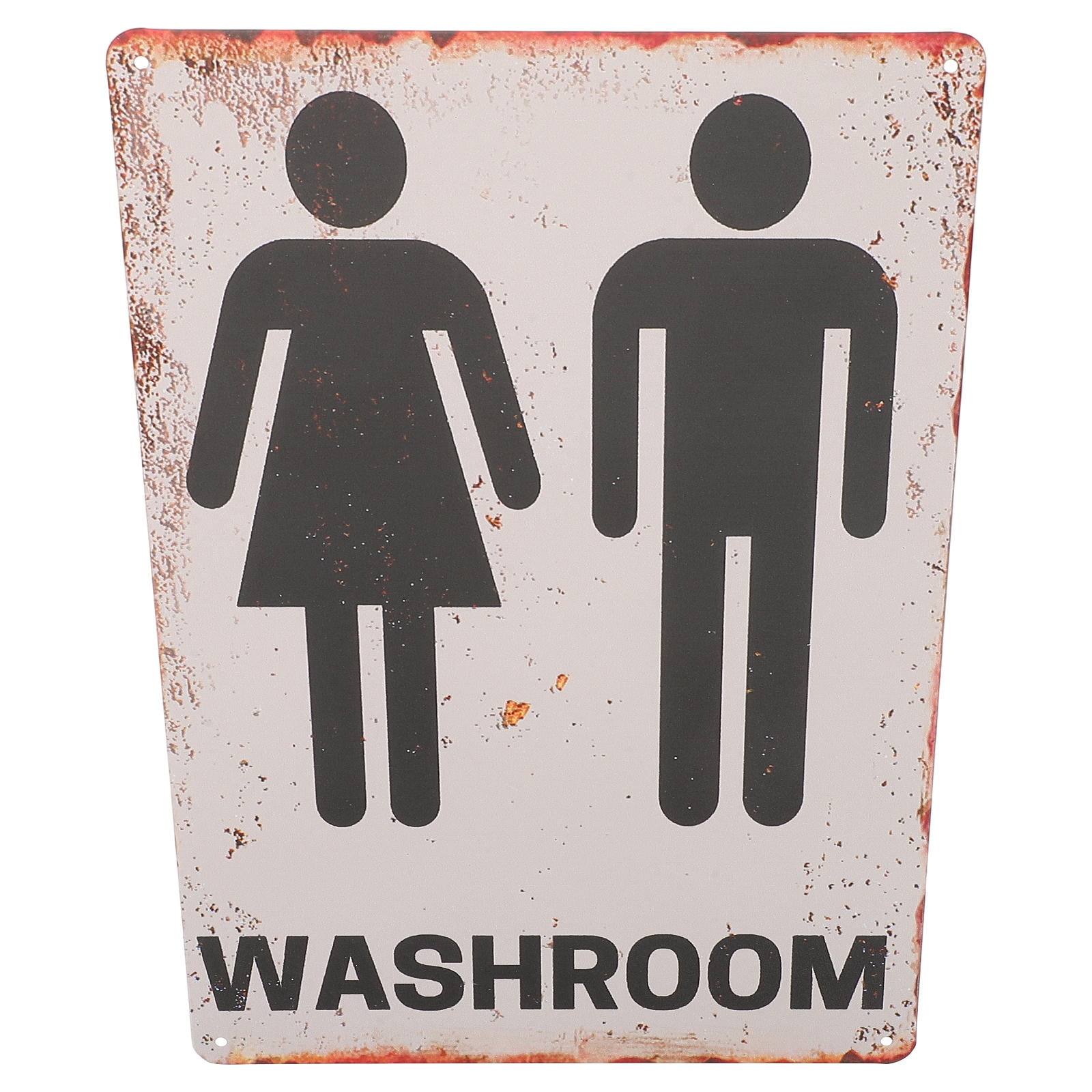 Masteelf 1Set Bathroom Decor Bathroom Sign Art Decor Multi Retro ...