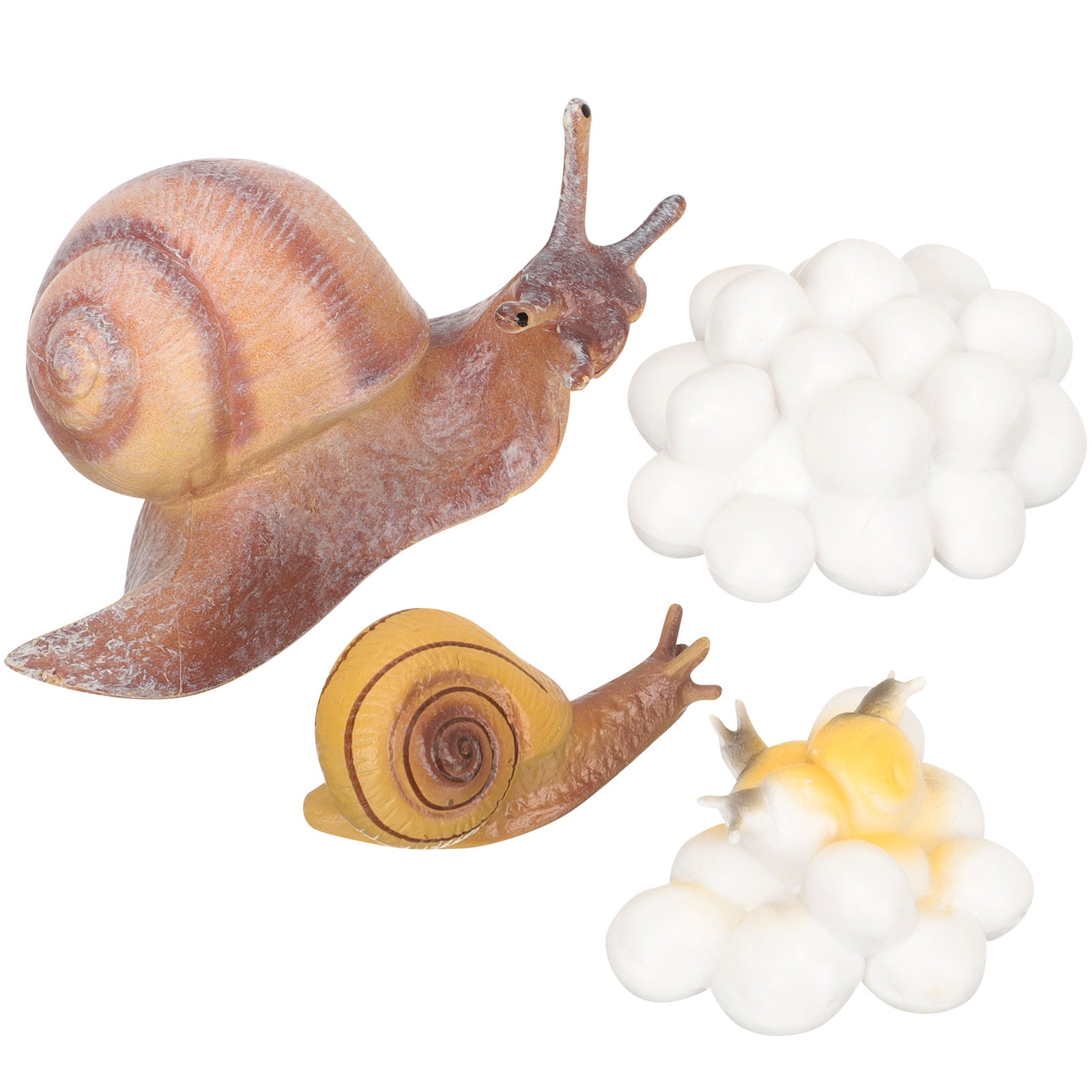 Masteelf 1Set Snail Shape Egg Larva Realistic Design Cycle Toys For ...