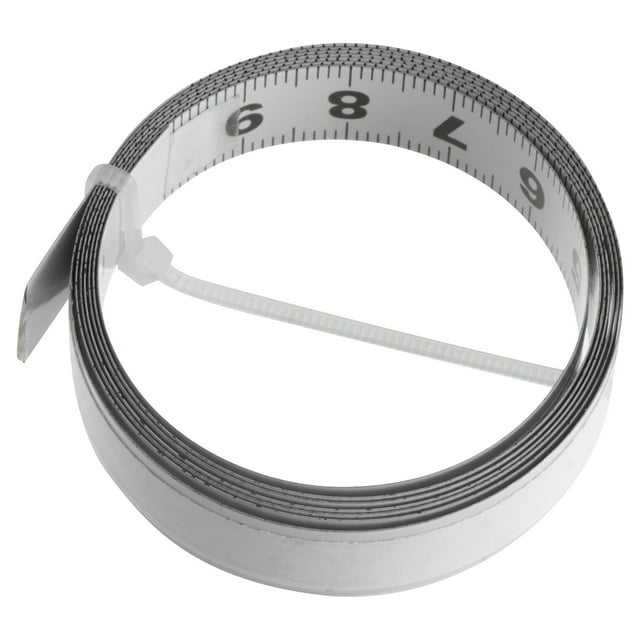 Masteelf 1m Steel Miter Track Tape Measure Self Adhesive Metric Scale ...