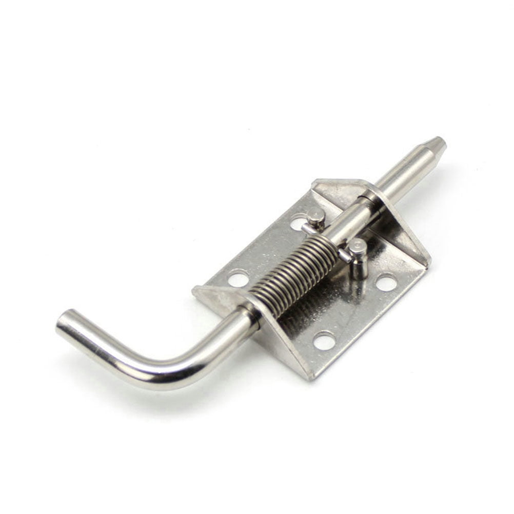 Masteelf 1pc Door Cabinet Hinge Spring Latch Stainless Steel Cabinet ...
