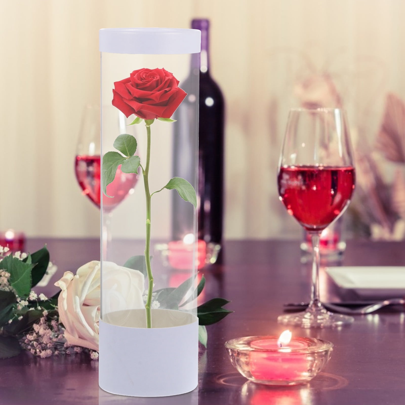 Masteelf 1pc Handheld Flower Box Flower Wrapping Container Flower ...