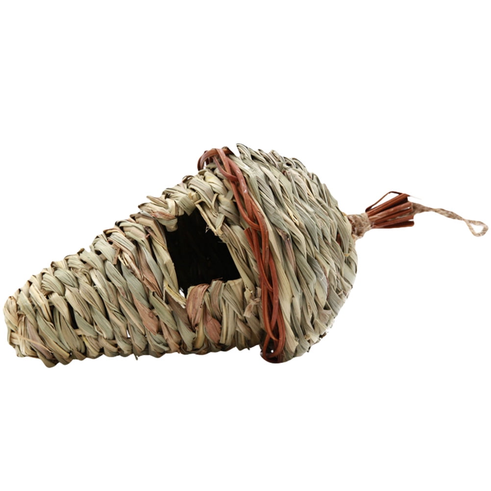 Masteelf 1pc Handmade Bird Nest Creative Gourd Shaped Bird House Garden ...