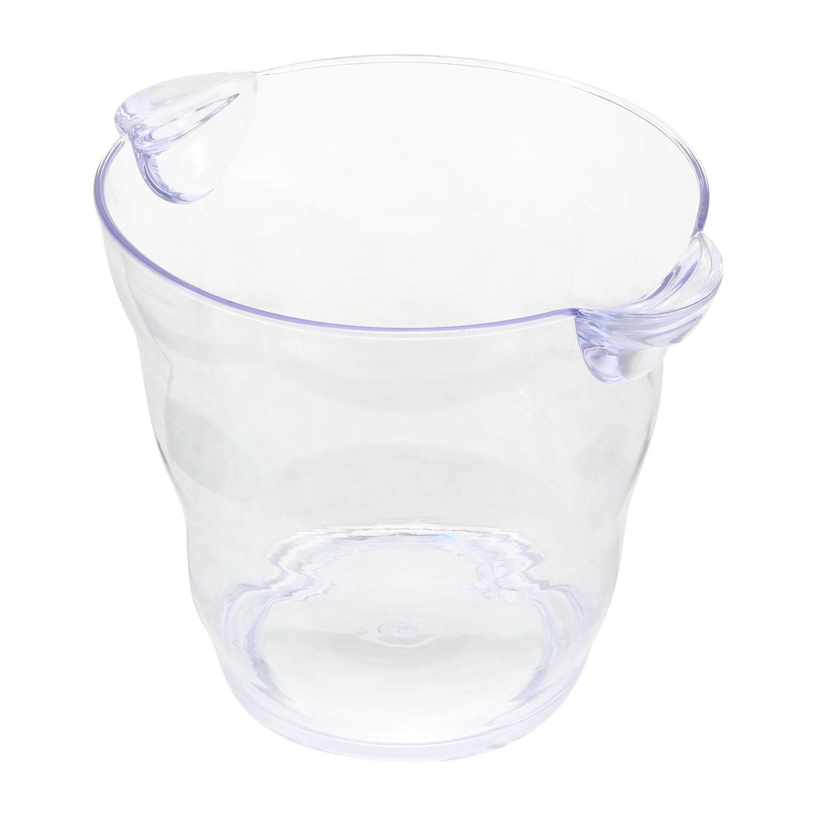 LOLIPPYY Ice Bucket Plastic Transparent For Home Party 1Pack 9.4x7.9x7 ...