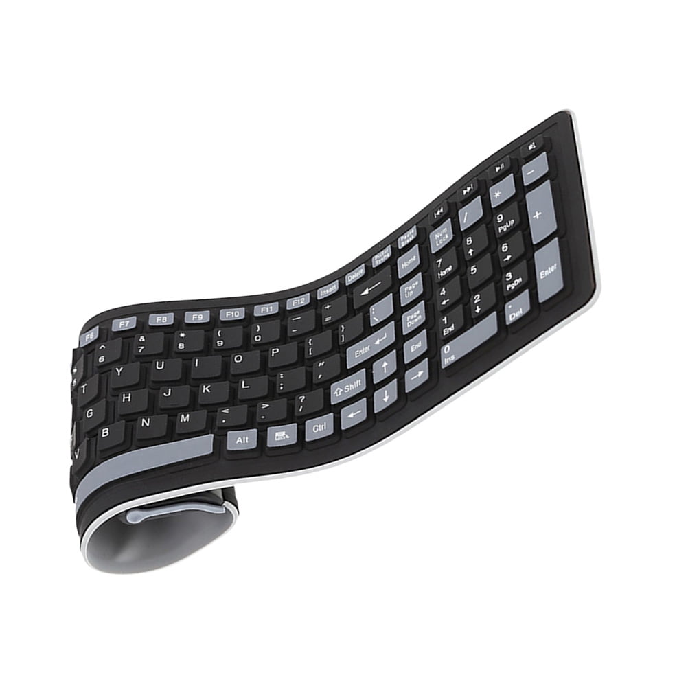 Masteelf 2.4G 107 Key USB Wireless Keyboard Supports PC + OS Flexible ...