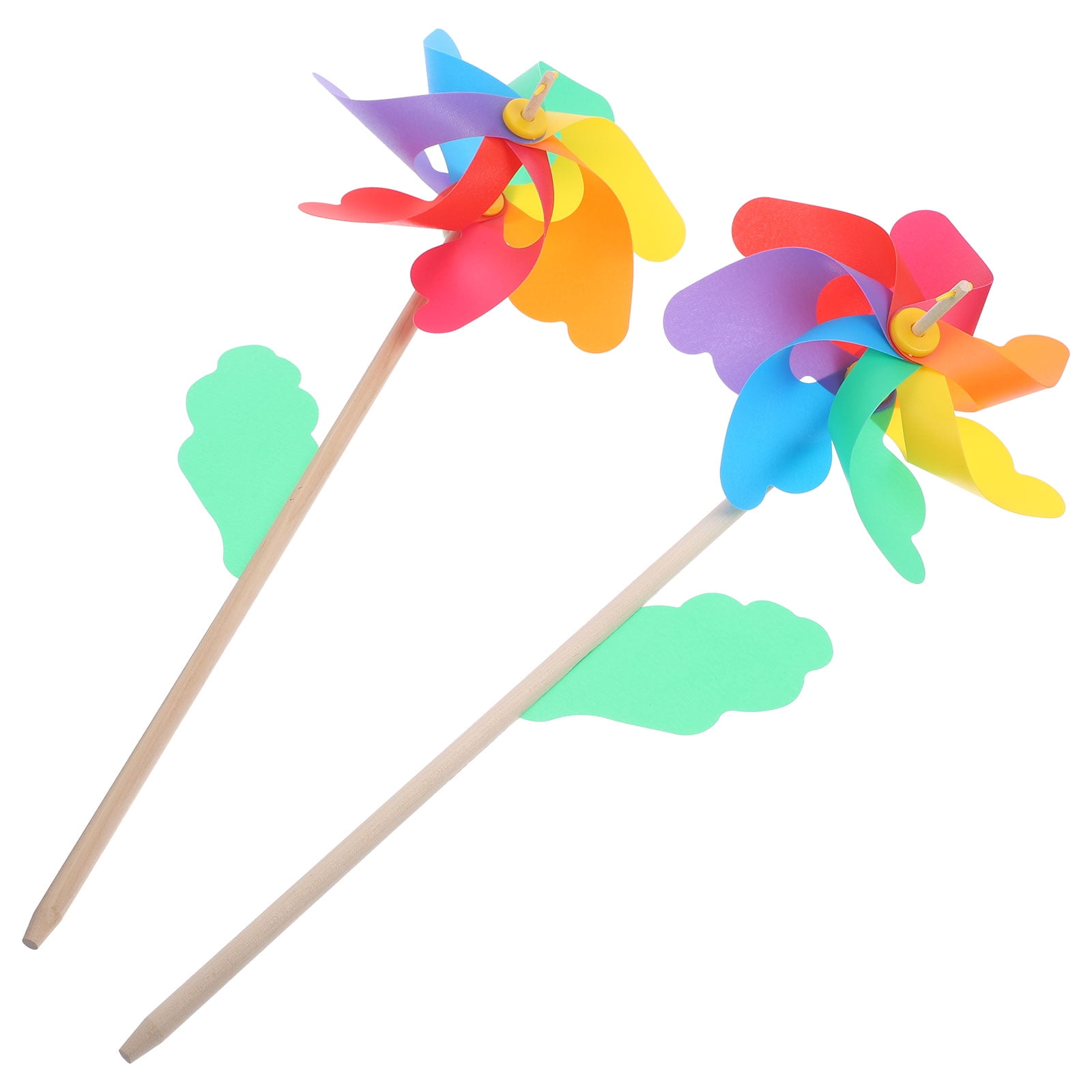 Masteelf 2 PCS Colorful Windmill Playthings Colored Toys Spinner Motor ...