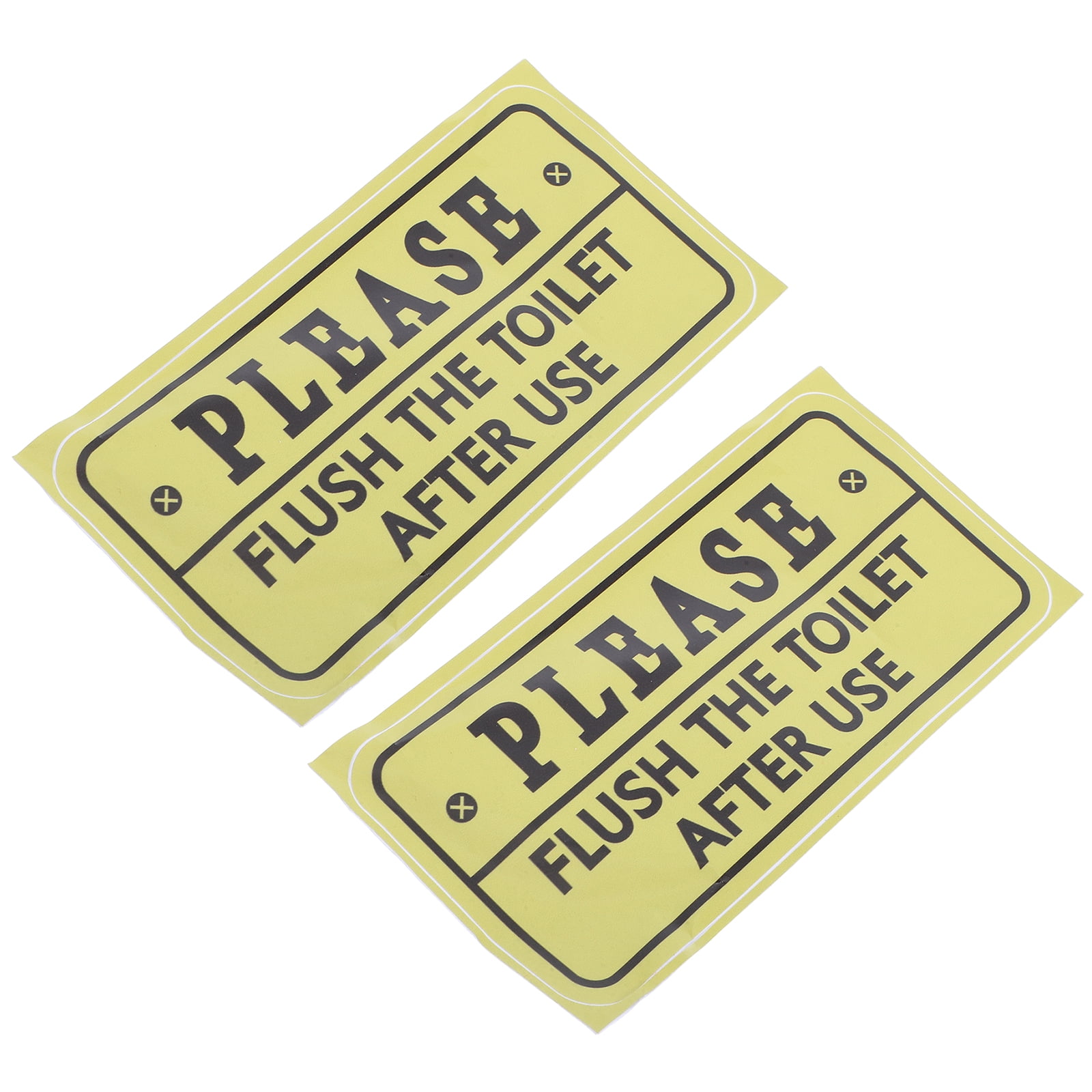 Masteelf 2 PCS Waterproof Tip Sticker Warm Reminder Stickers for ...