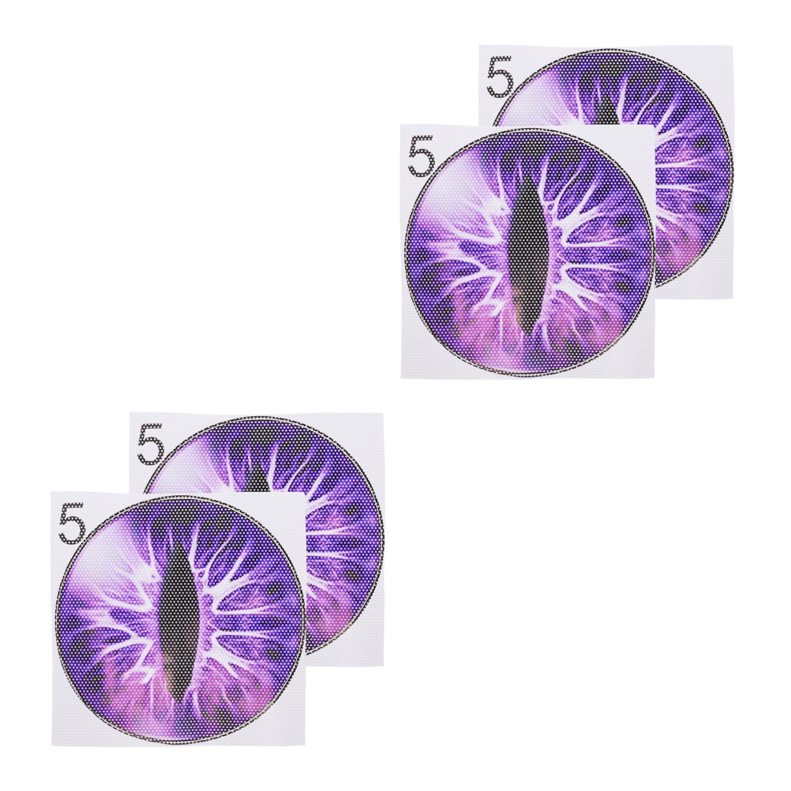 Masteelf 2 Pairs Beast Eye Headlight Stickers Compatible For Wrangler ...