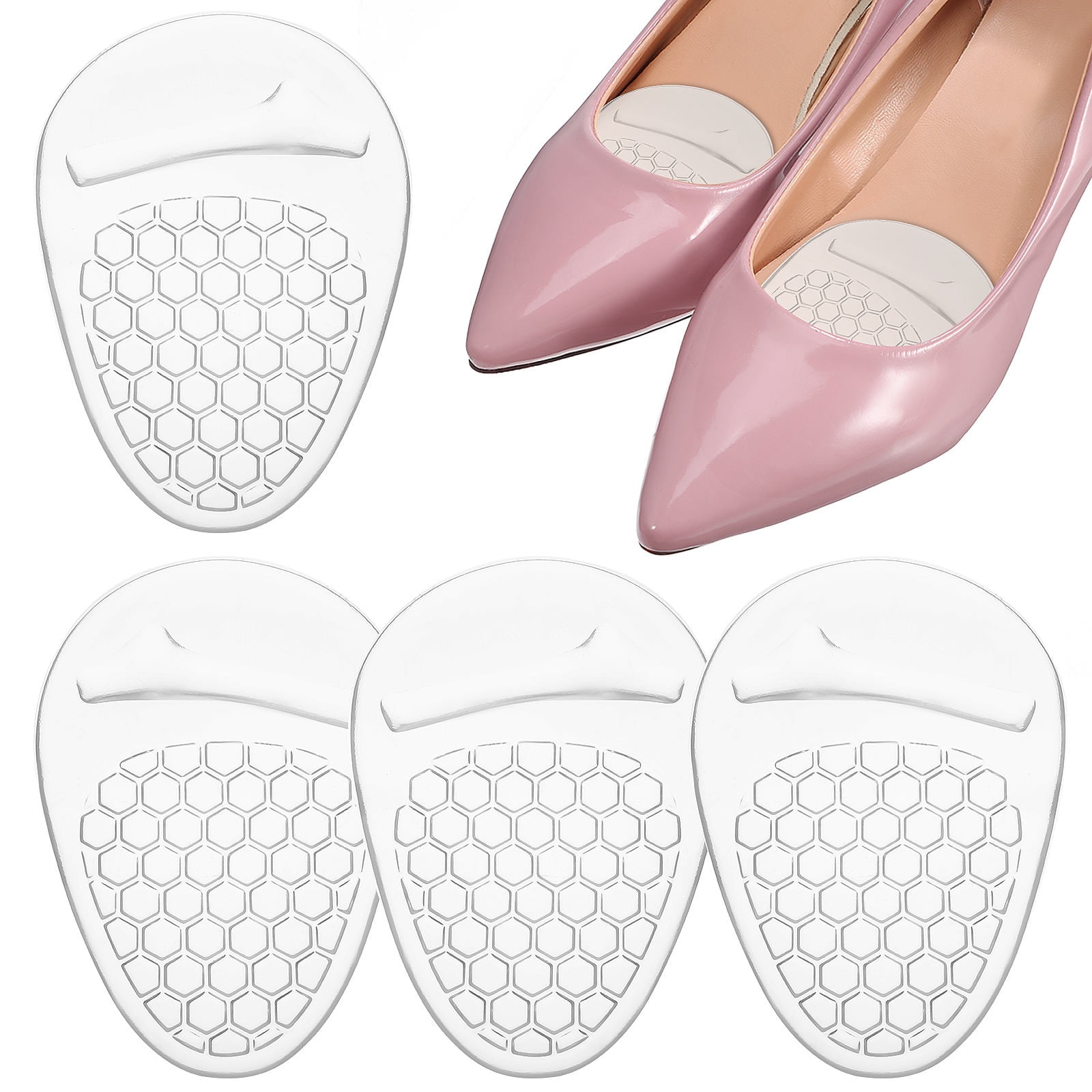 Masteelf 2 Pairs Lace High Heel Insole .00X7.00X0.60CM Transparent ...